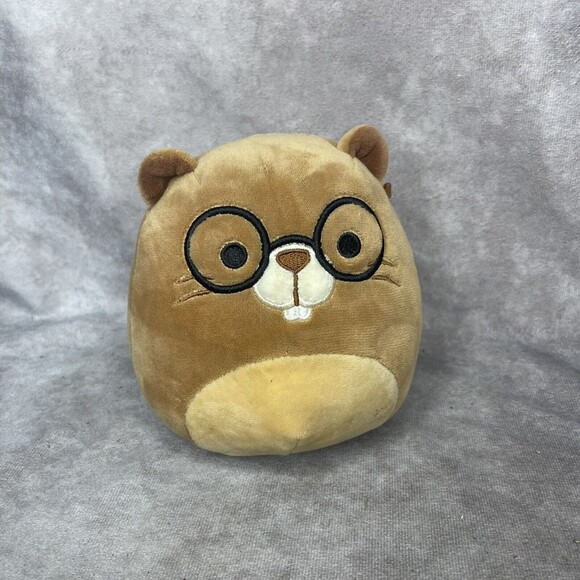 Squishmallows | Toys | Mini Squishmallows Chip The Beaver With Glasses ...